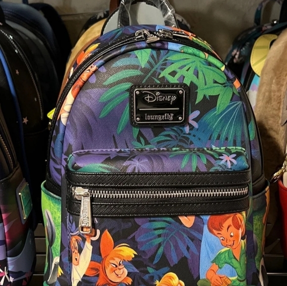 Loungefly | Bags | Loungefly Disney Peter Pan Scenes Mini Backpack Nwt ...